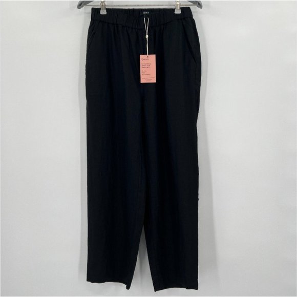 Quince | Pants & Jumpsuits | Quince Womens Black 0 European Linen Pants ...